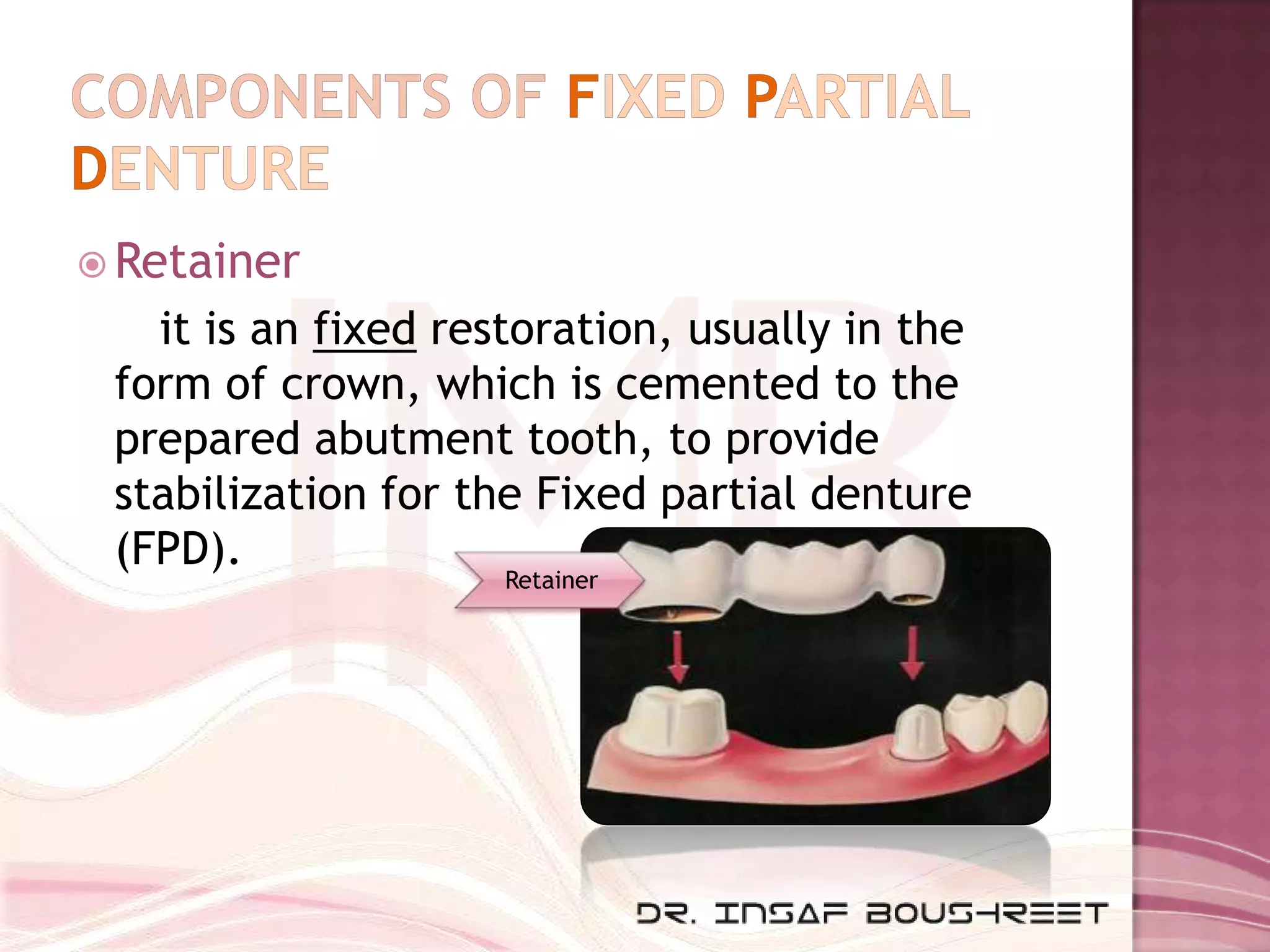 Fixed prosthodontics lesson 5 | PPSX