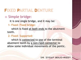 Fixed prosthodontics lesson 6 | PPSX | Dental Health | Diseases and ...