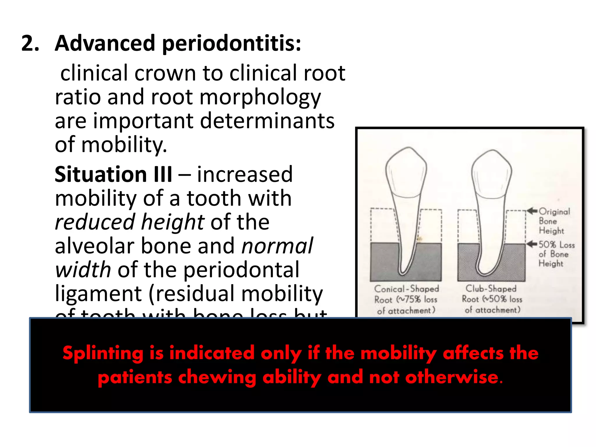 Fixed prosthodontics with periodontally compromised dentition | PPTX
