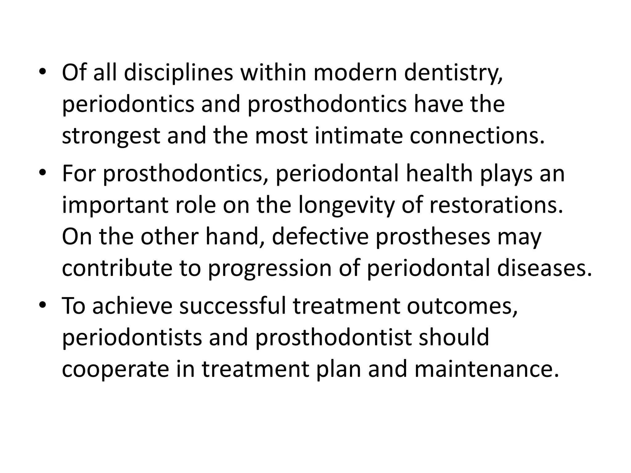 Fixed prosthodontics with periodontally compromised dentition | PPTX