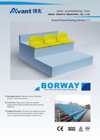 Fixed stadium seat for sports events | PDF