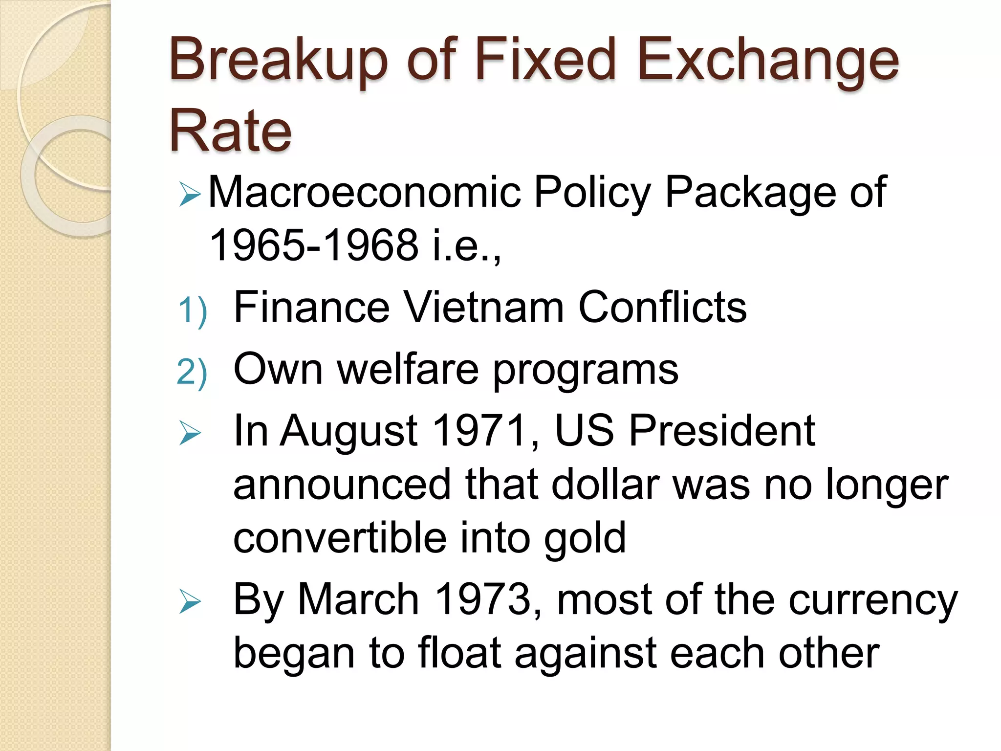 Fixed vs floating exchange rate system | PPTX