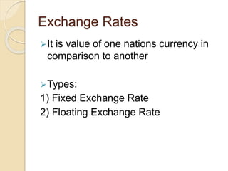 Fixed vs floating exchange rate system | PPTX