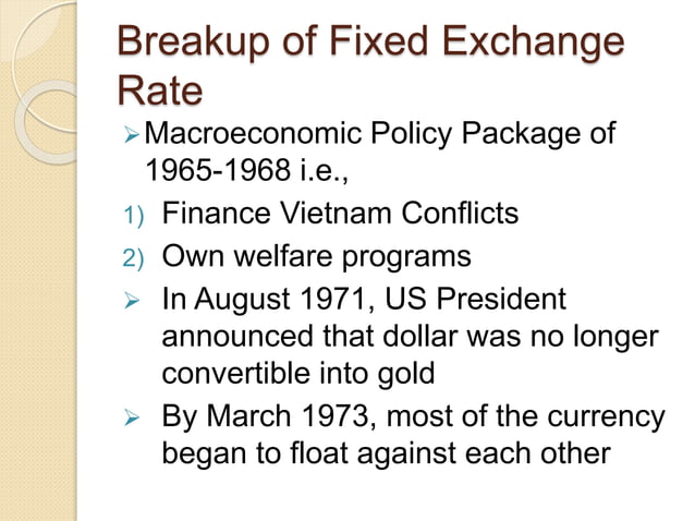 Fixed vs floating exchange rate system | PPTX