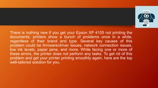 Fix Epson XP 4105 Not Printing Issue.pdf