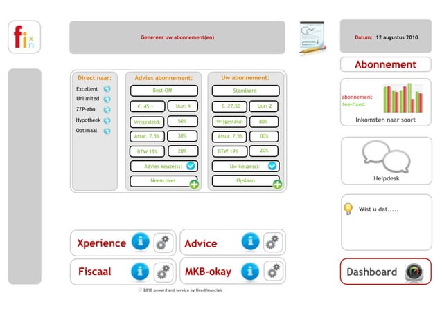 Fix Fin Applicatie | PDF