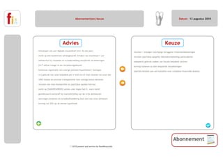 Fix Fin Applicatie | PDF