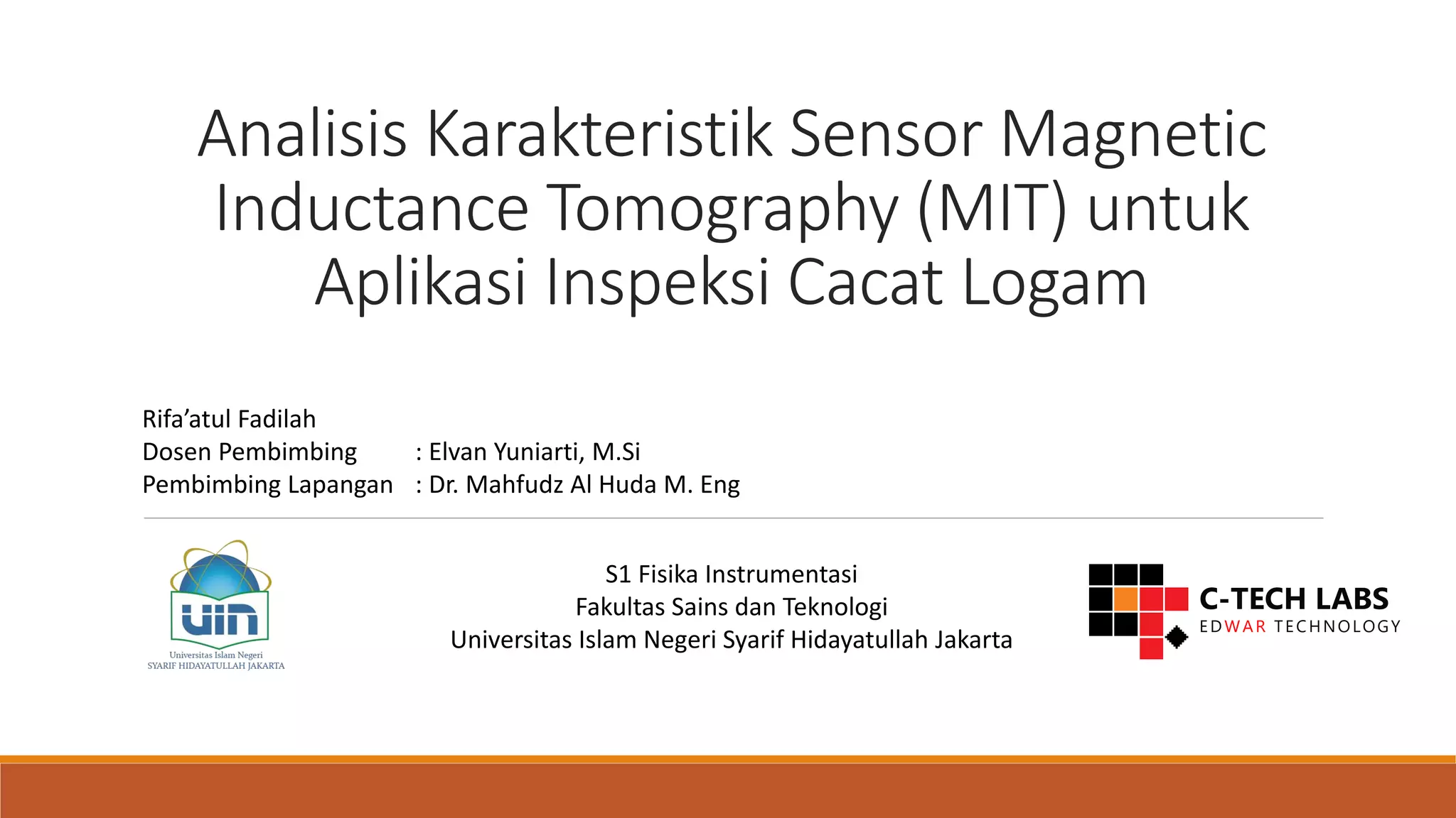 Analisis Karakteristik Sensor Magnetic Inductance Tomography (MIT ...