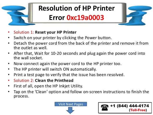 Fix hp printer all error code