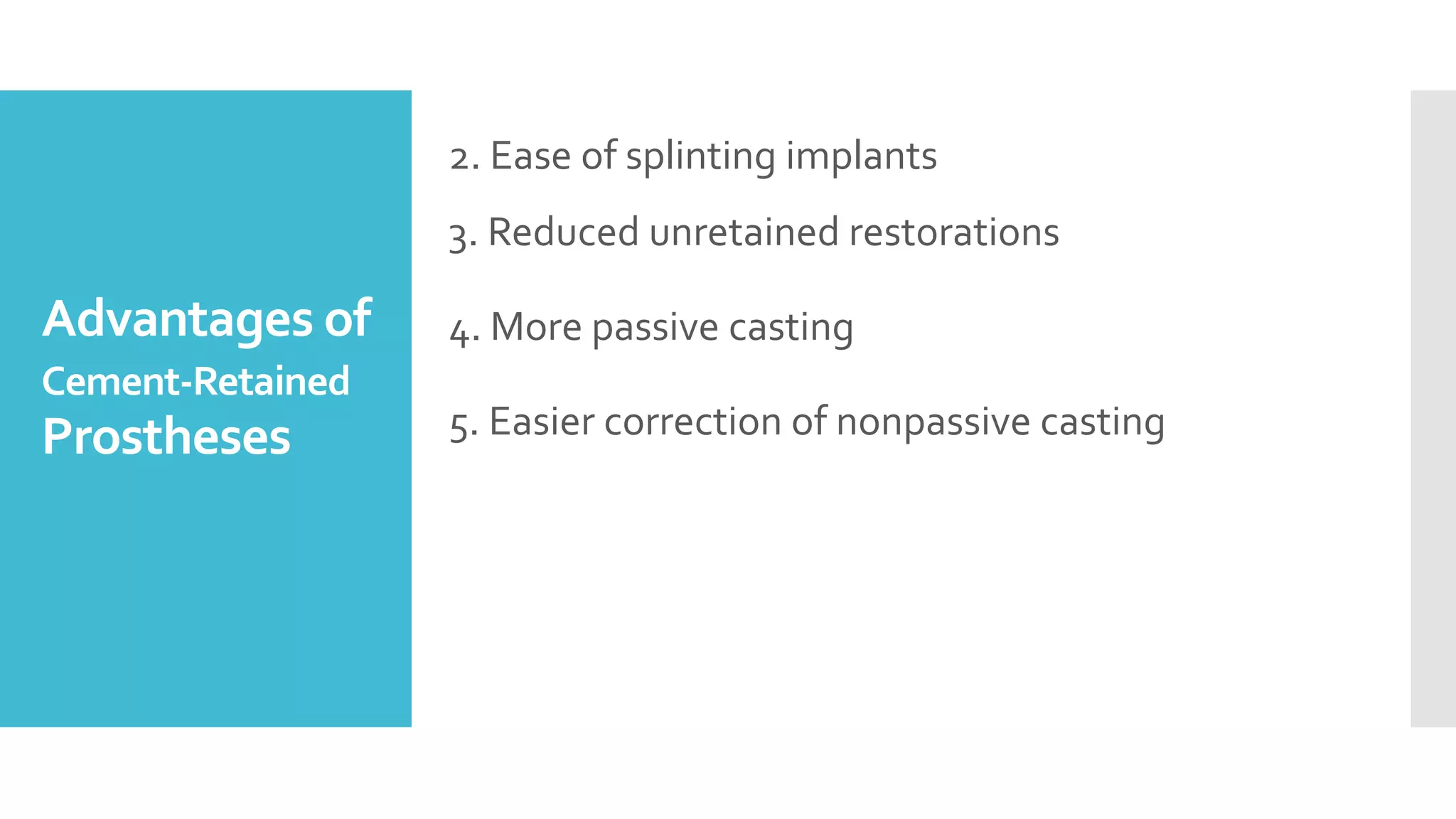 Principles of Fixed Implant prosthetics | PPTX
