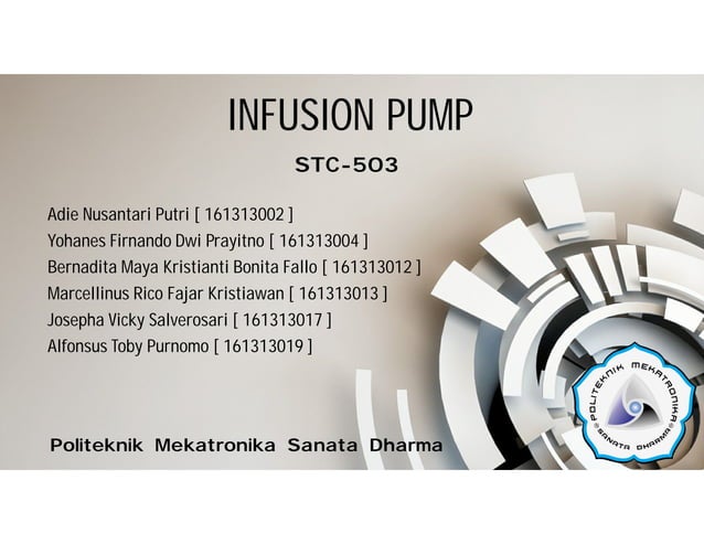 Infusion Pump STC- 503 | PDF
