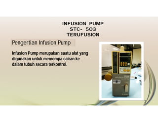 Infusion Pump STC- 503 | PDF