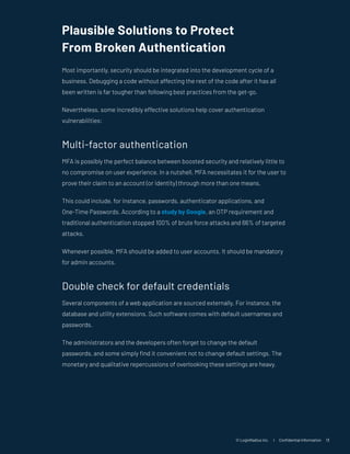 Securing User Access: Fixing Broken Authentication Through MFA | PDF