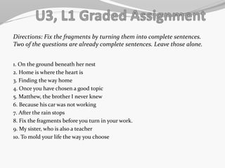 Fixingfragments | PPTX