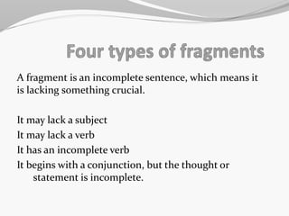 Fixingfragments | PPTX