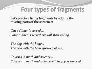 Fixingfragments | PPTX