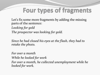 Fixingfragments | PPTX