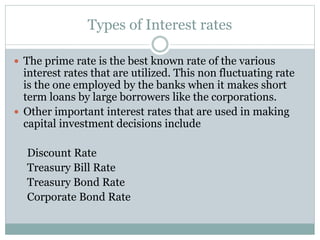 Fixing interest rates of OD and CC | PPTX