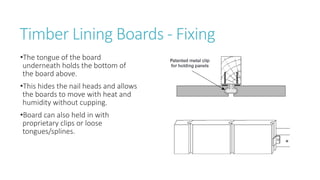 Fixing linings | PPTX