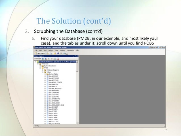 Fixing Oracle Primavera P6s Pobs Syndrome