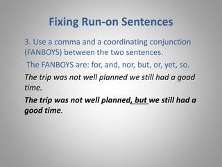 Fixingrun ons | PPT