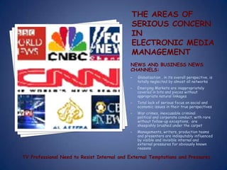 Fixing the fix point charts of tv channels | PPTX