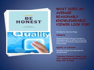 Fixing the fix point charts of tv channels | PPTX