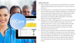Fixing the most common patient complaints | PDF