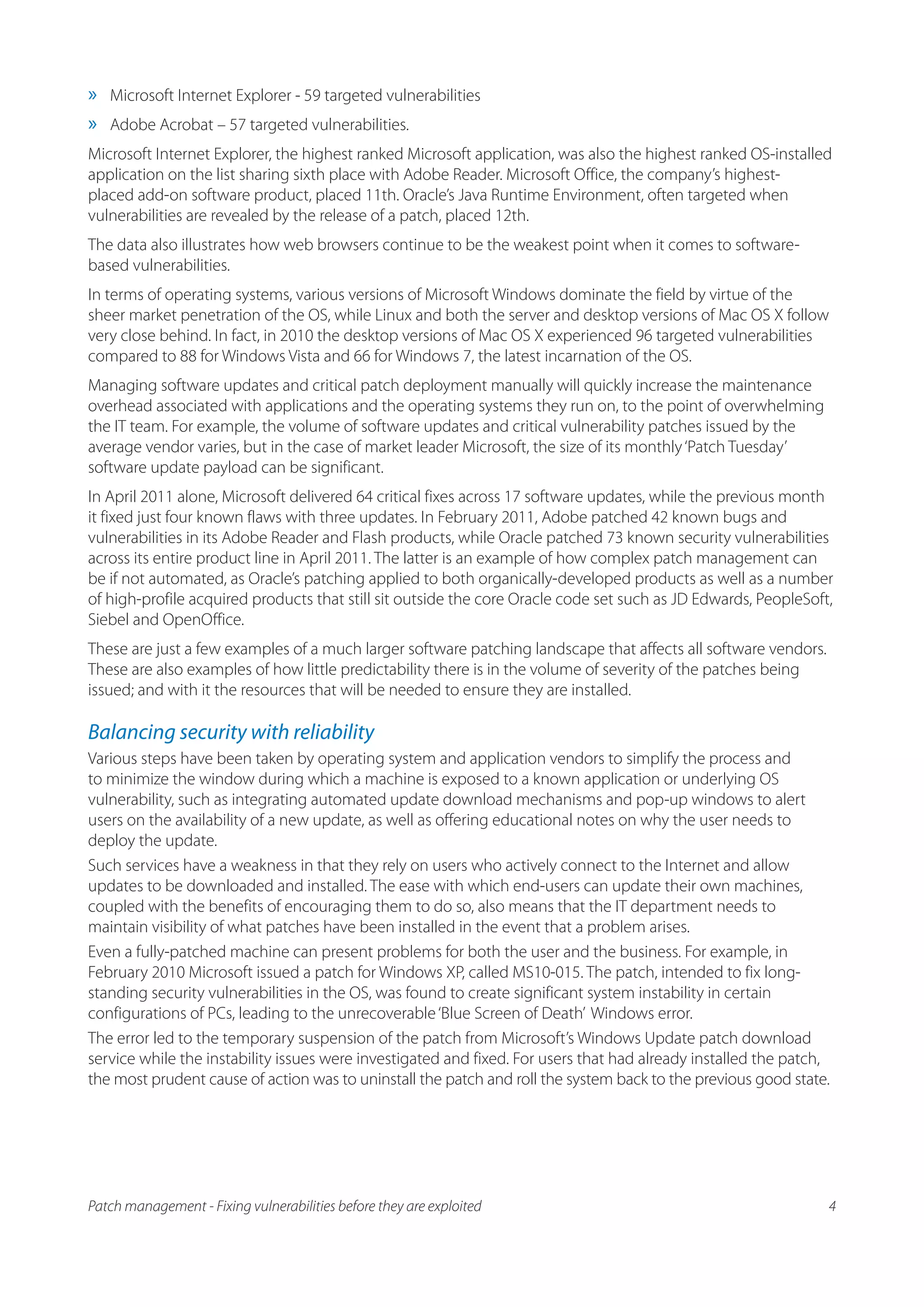 Patch management | PDF