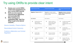 Fixing Your OKRs With Agility – Agile Hartford | PPT