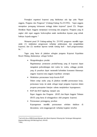 laporan observasi ekonomi koperasi | DOCX