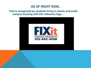 Fixit presentation | PPTX