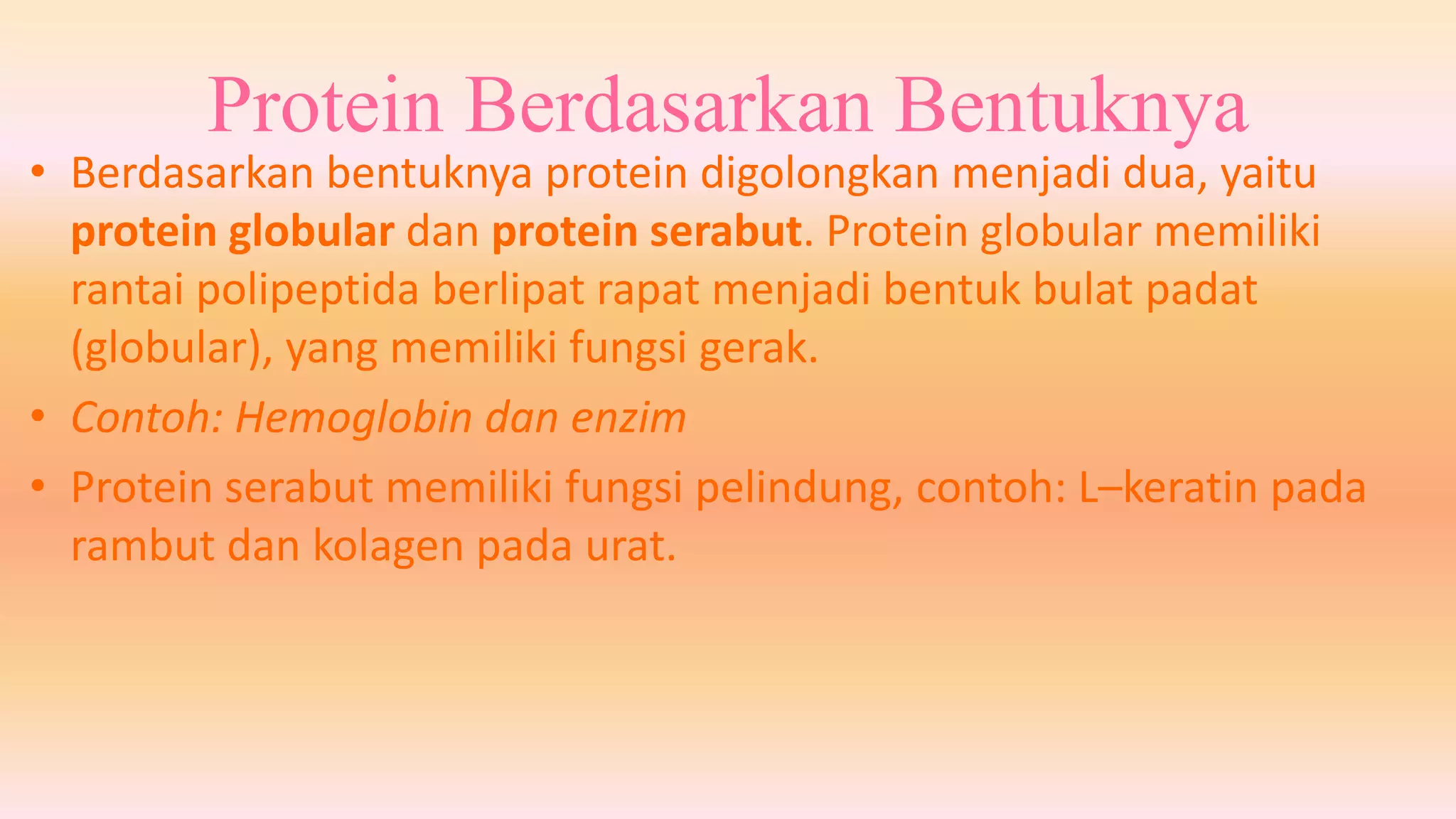PROTEIN - KELOMPOK 12 | PPTX