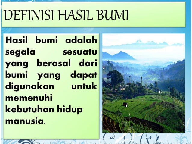 HASIL BUMI | PPTX