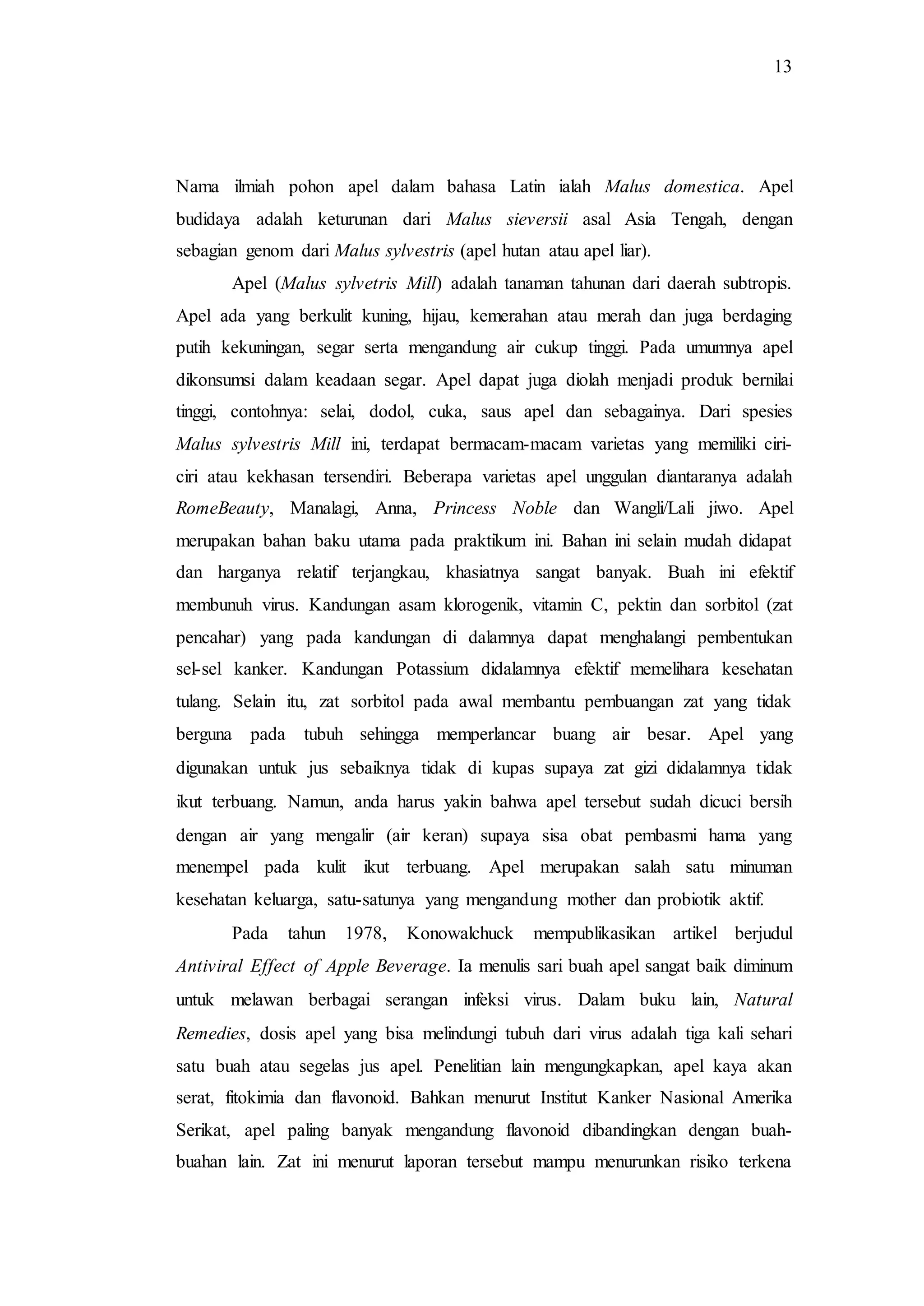 Fix laporan sementara cuka apel | DOCX