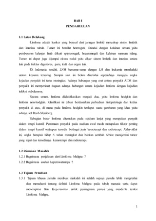 Asuhan Keperawatan Limfoma Maligna | DOCX