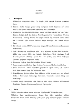Asuhan Keperawatan Limfoma Maligna | DOCX