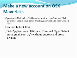 Fix mac mail port 0 error | PPT