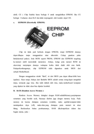 Makalah Memori Internal | DOCX