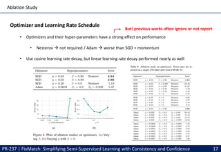 FixMatch:simplifying semi supervised learning with consistency and confidence | PPT