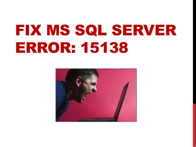 Troubleshoot Microsoft SQL Server Error 15183 Troubleshoot Microsoft SQL Server Error 15183