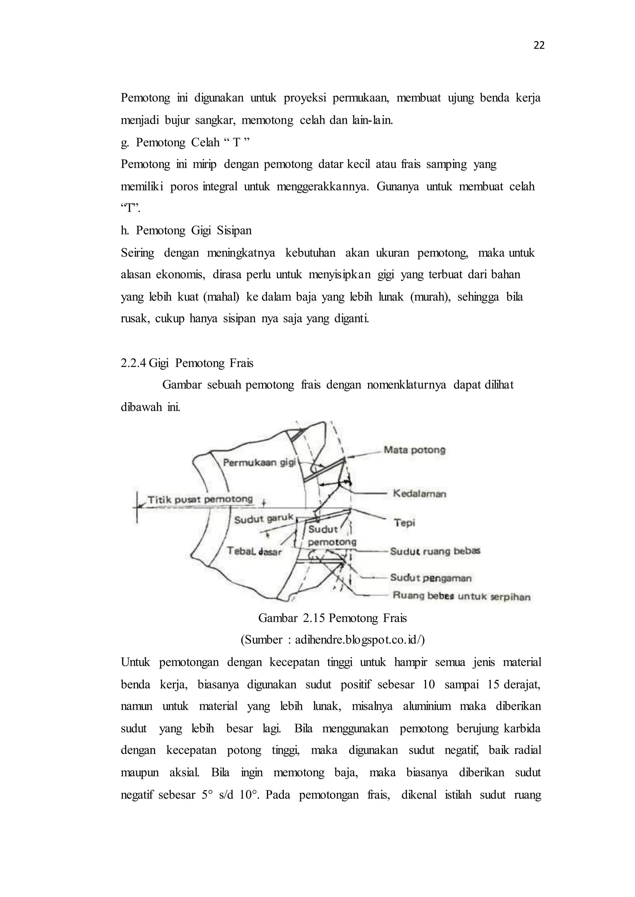pemesinan konvensional | DOCX