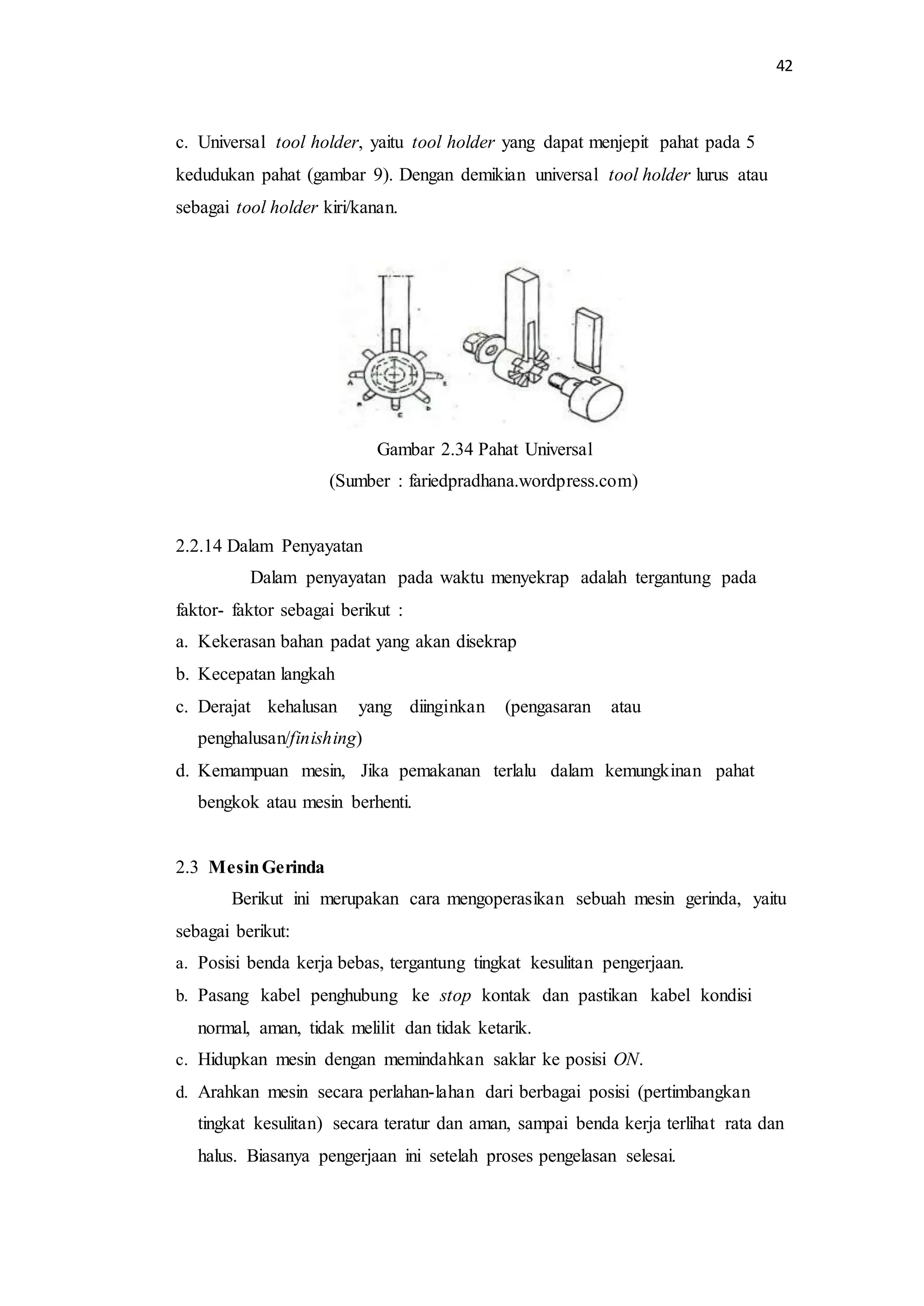 pemesinan konvensional | DOCX