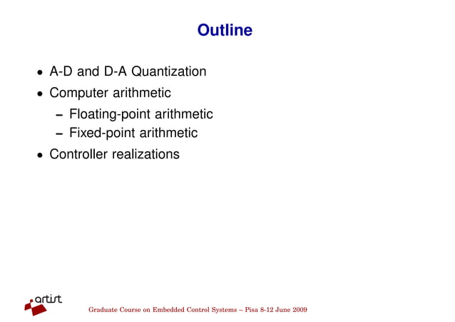 Fix Point Implementation of Control Algorithms | PPT