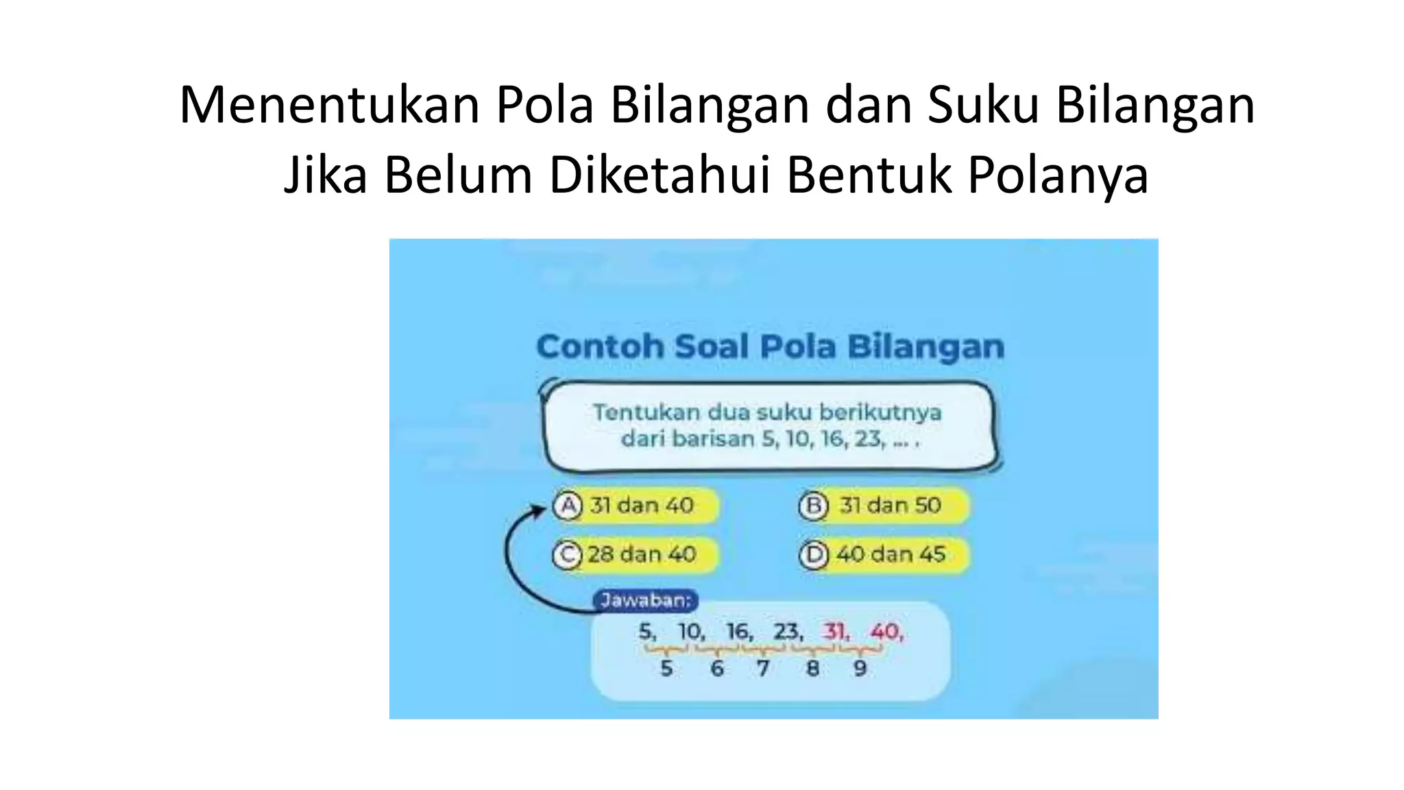 Pola Bilangan Kelas 8 | PPTX