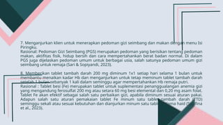 Power Point Anemia Ringan pada remaja fix | PPT