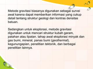 Gravity Methods | PPTX