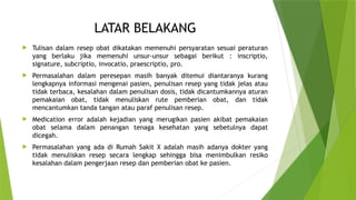 FIX PPT KTI Tentang kelengkapan Resep ( Hari Prayogo ) (1).pptx