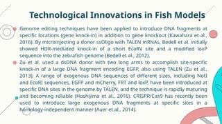 PPT of Other Application of Genome Editing in Fish | PPTX