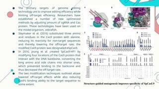 PPT of Other Application of Genome Editing in Fish | PPTX